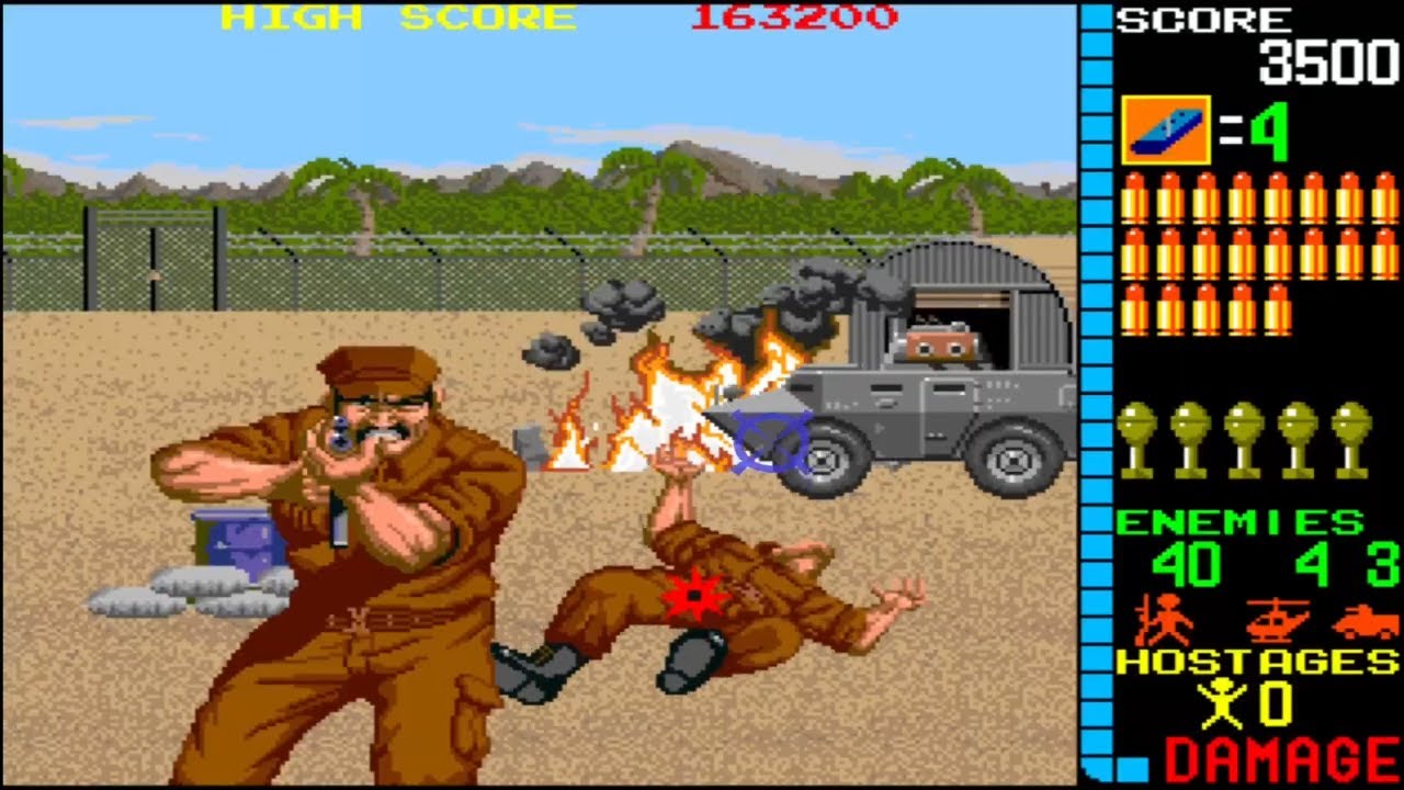 Retro Rampage: Operation Wolf (Arcade) - YouTube