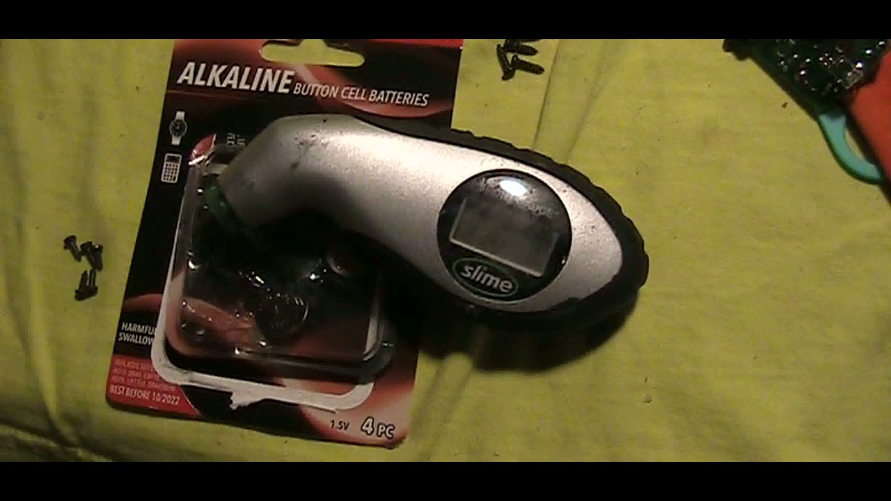 DIY - How to replace fix Slime Digital Sport Tire Pressure Gauge ...