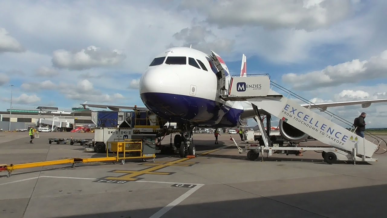 British Airways Shuttle from Heathrow to Manchester - YouTube