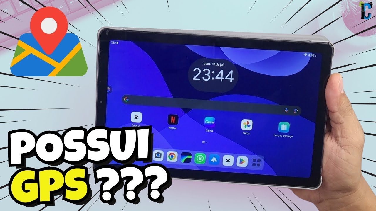 Será que o Tablet Lenovo Tab M9 possui GPS? Olha só isso! - YouTube