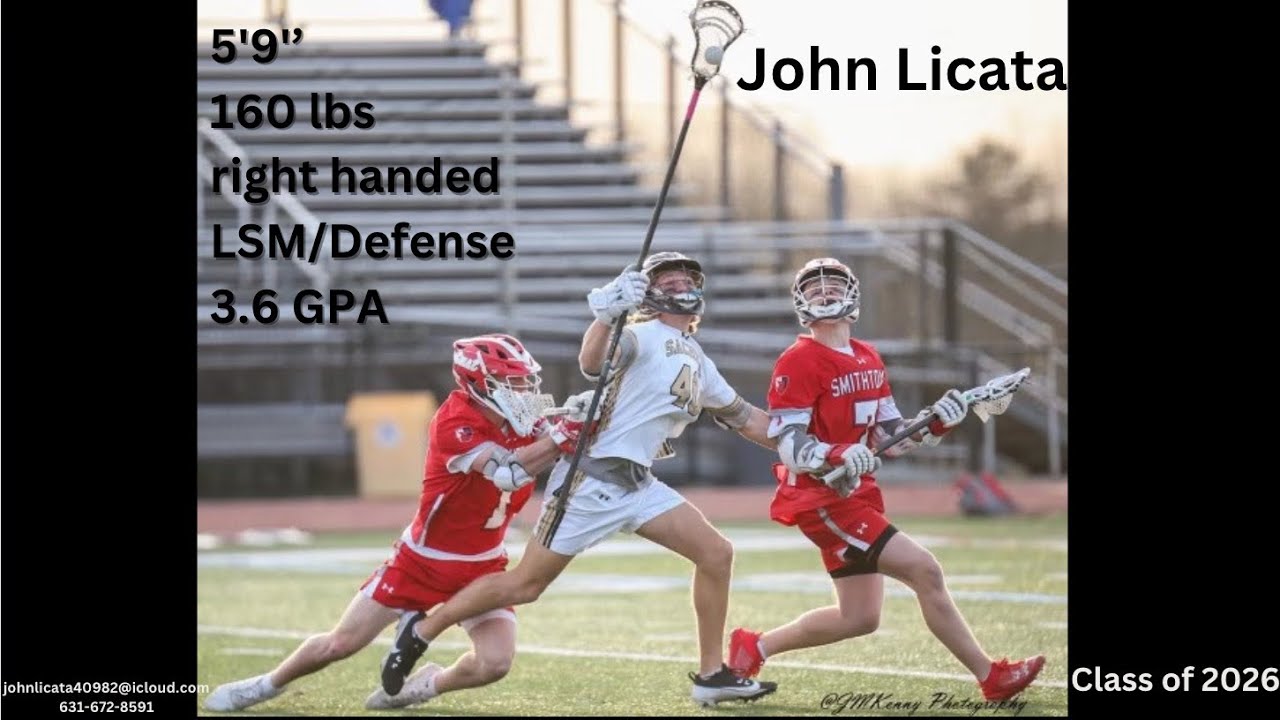 John Licata sophomore year highlights - YouTube