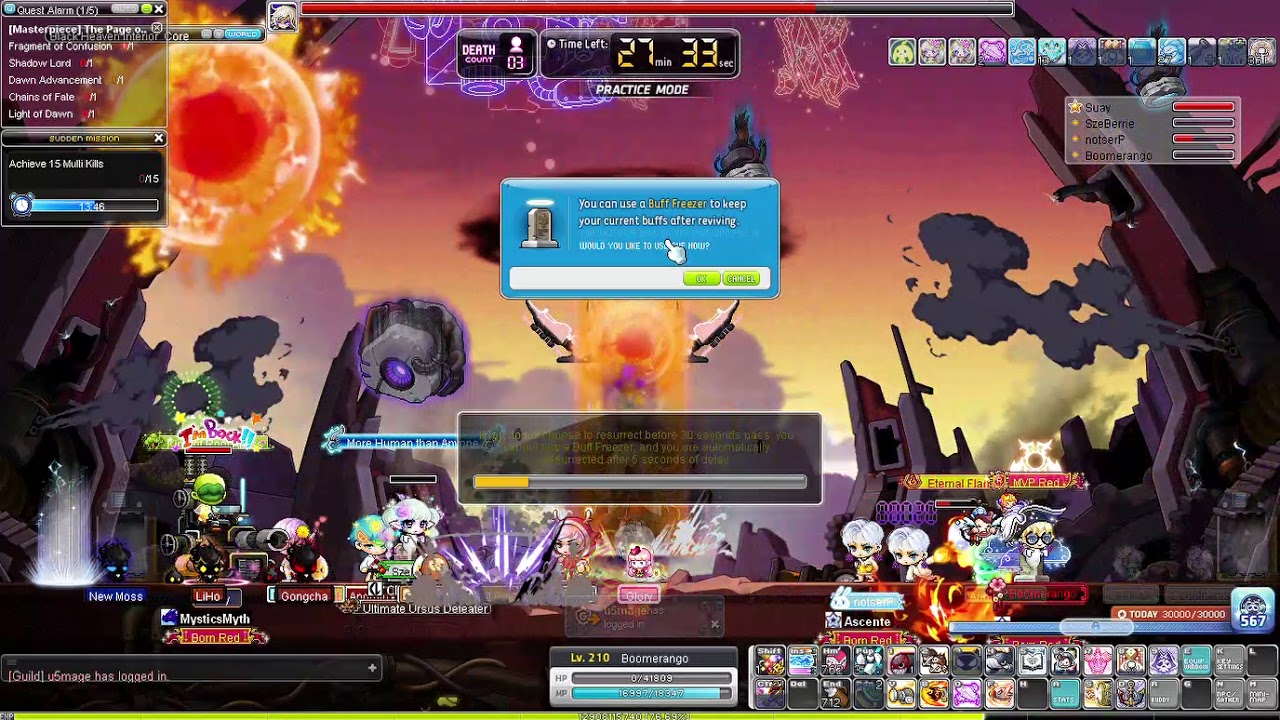 [MAPLESTORY] MAPLESEA BOOTES CANNON MASTER HARD LOTUS PRACT - YouTube
