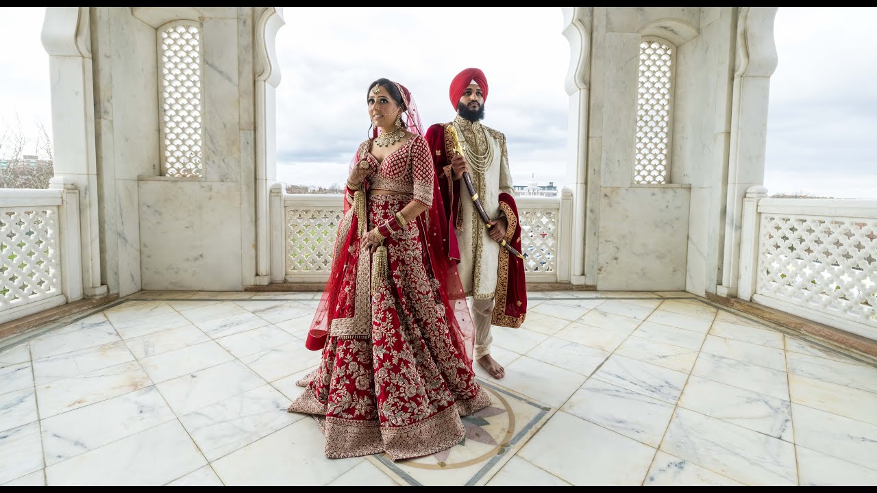 Gravesend Gurdwara // Rajinder & Nisha // Wedding Highlights 4K - YouTube