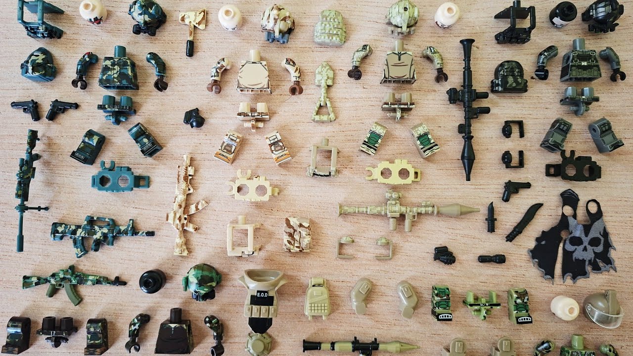 Lego strongest military army squads minifigure | KSK, EOD, SAS, Navy ...