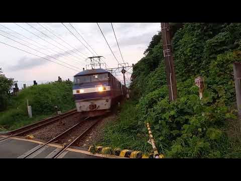 遅延70レ&1073レの離合 #ef210 #jr貨物 #桃太郎#貴重 #貴重映像 - YouTube