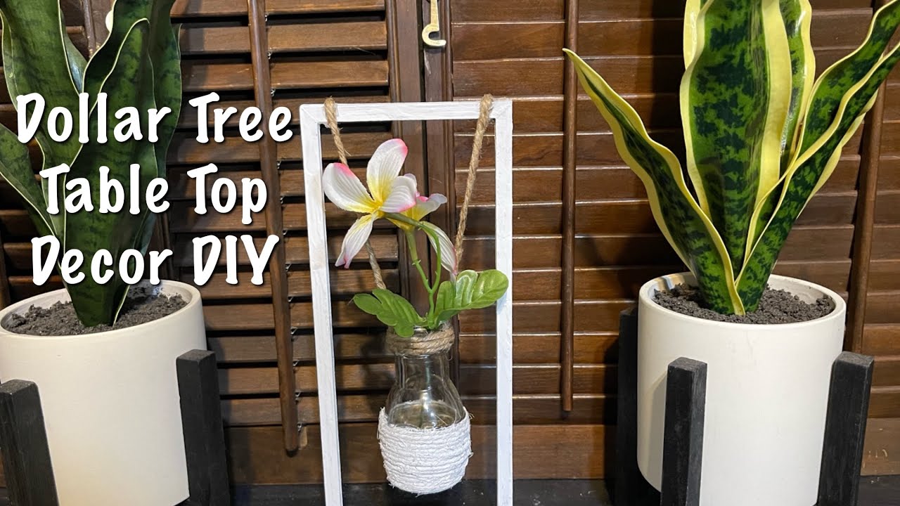 Dollar Tree Table Top Decor DIY #beautiful #dollartree #easy # ...