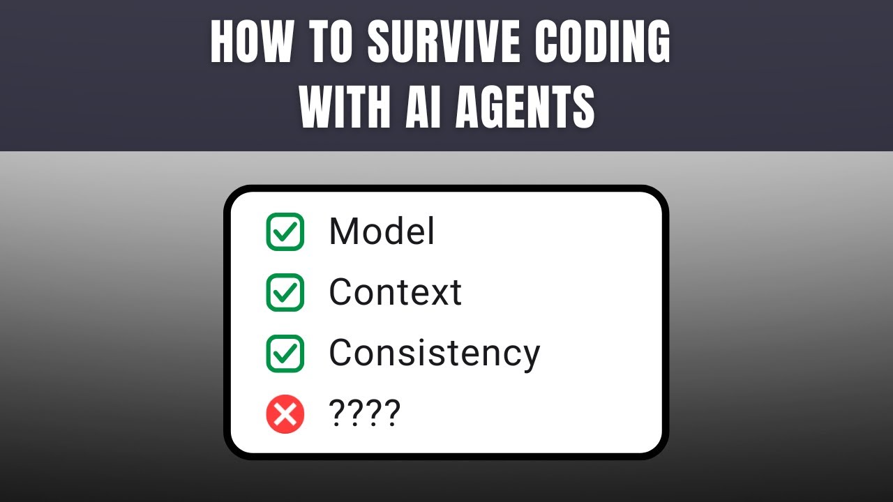 How To Survive Coding With AI Agents | LLM Augmented Coding - YouTube