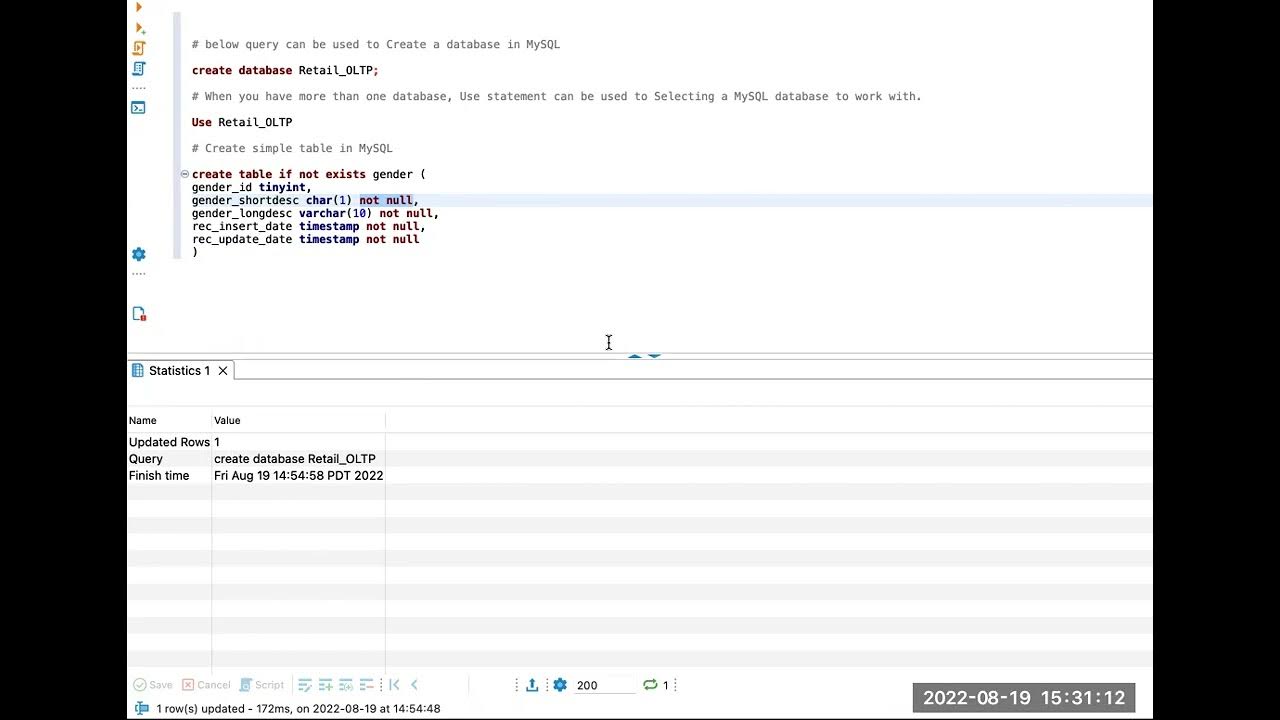 How to add not null constraint in MySQL create table statement For Data ...