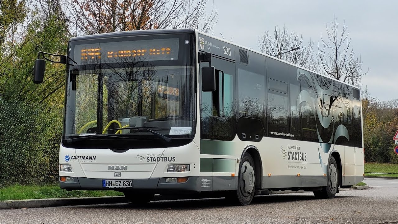 [Kickdown Sound] MAN A35 Lion City M NM290.3 Zartmann Neckarsulm ZF ...