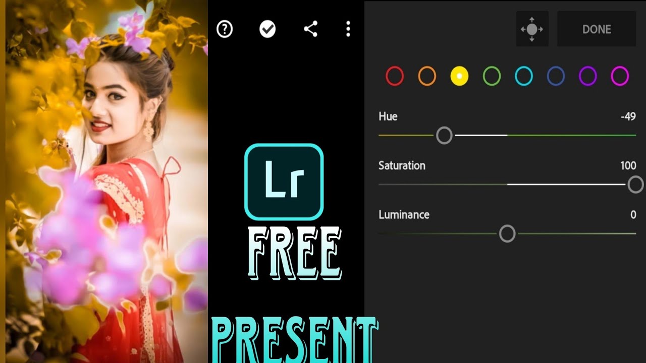 lightroom yellow colour tone editing//how to edit yellow tone//free ...