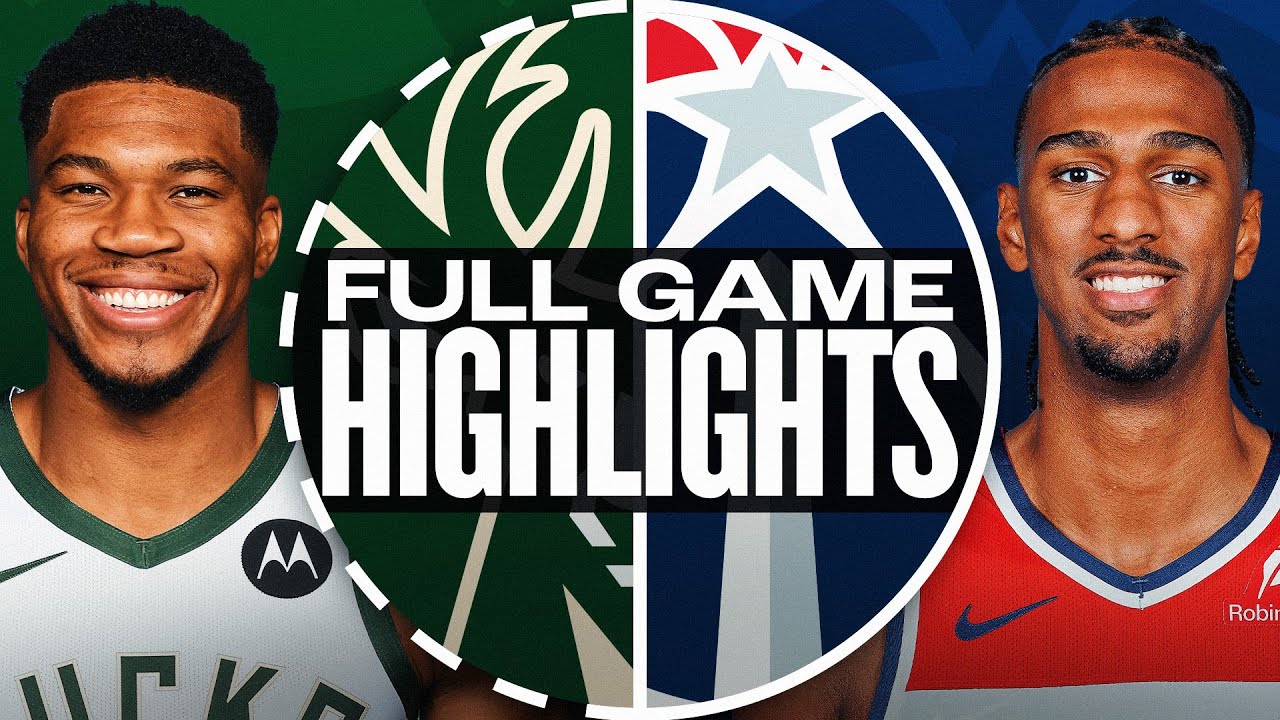 BUCKS at WIZARDS | FULL GAME HIGHLIGHTS | February 21, 2025 - YouTube