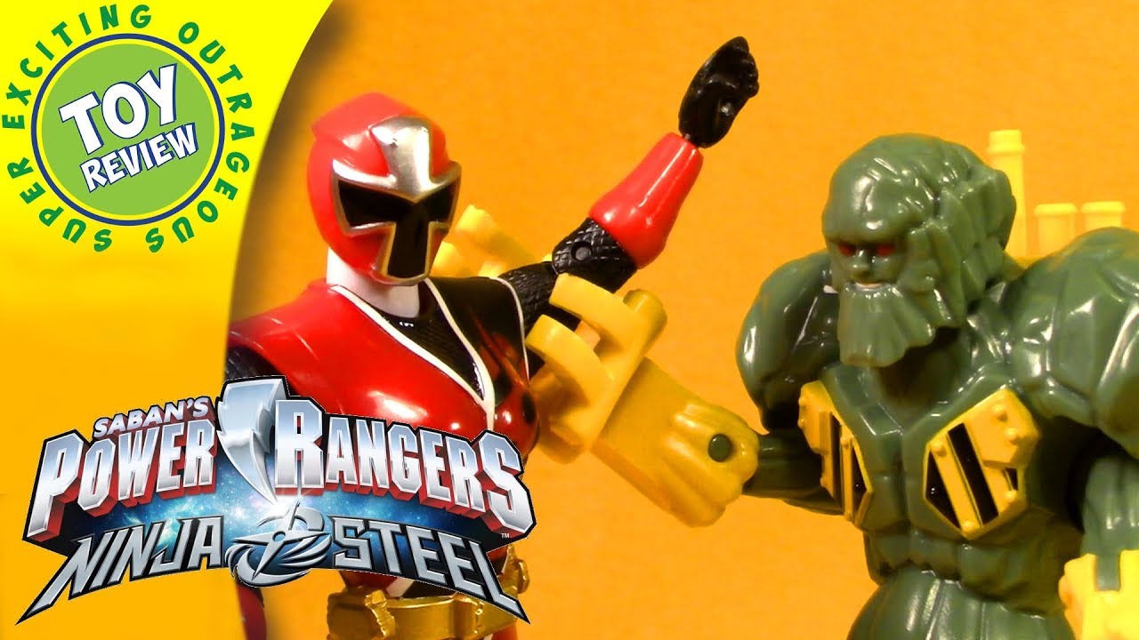 Power Rangers Ninja Steel Villain Stonedozer - Play with Toys - YouTube