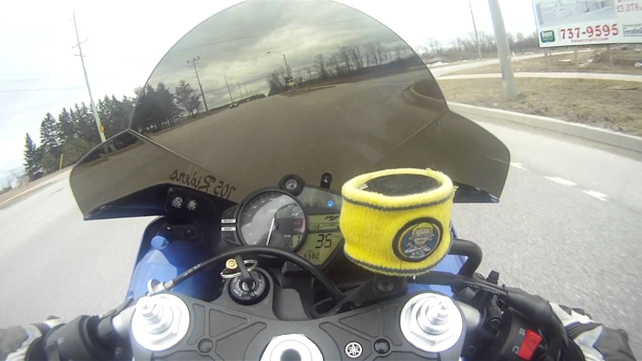 Yamaha R1 graves yamaha, akrapovic full ti exhaust bazzaz quick shifter ...