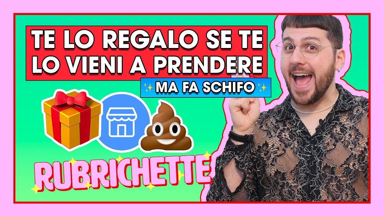 TE LO REGALO SE TE LO VIENI A PRENDERE! (ma fa schifo 🎁💩) | RUBRICHETTE ...