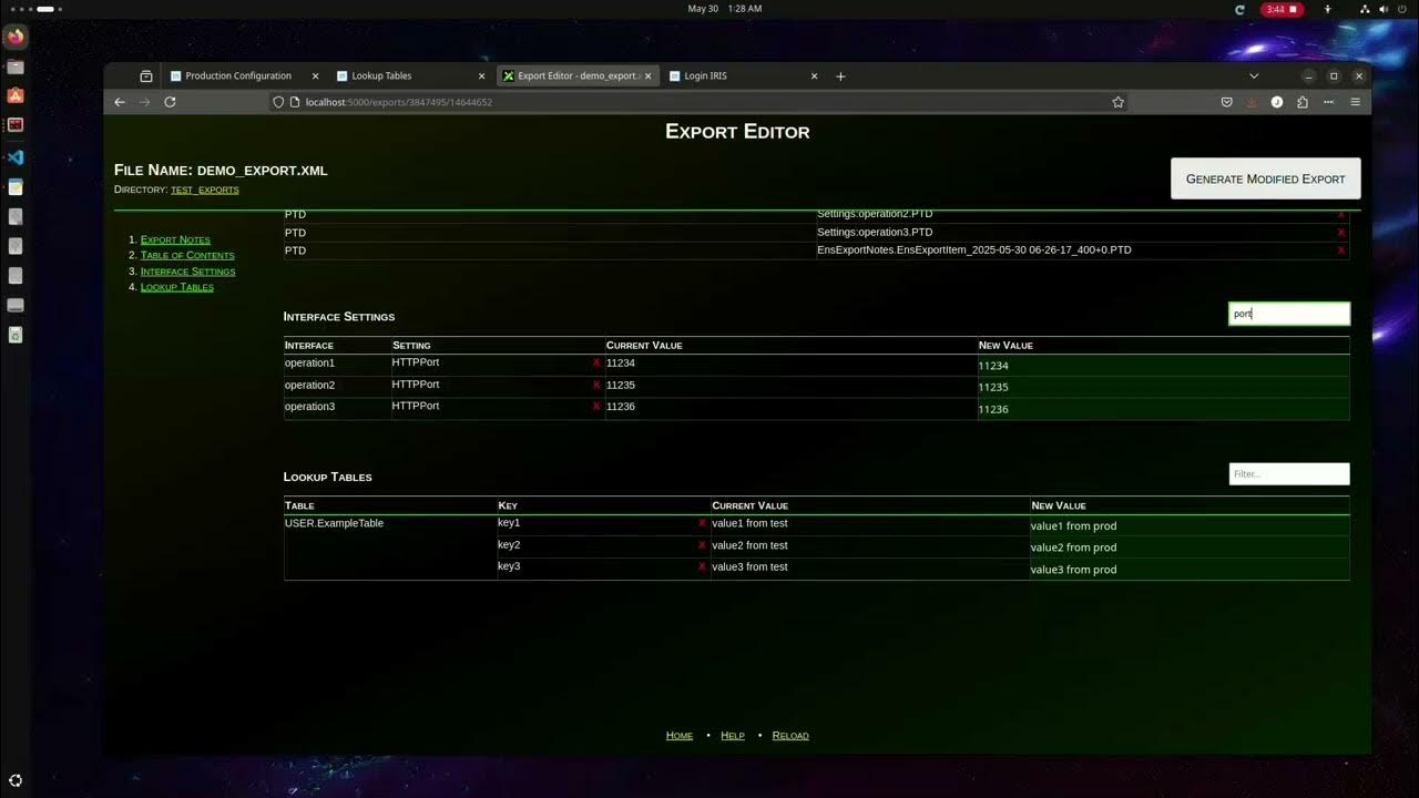HC Export Editor Demo - YouTube