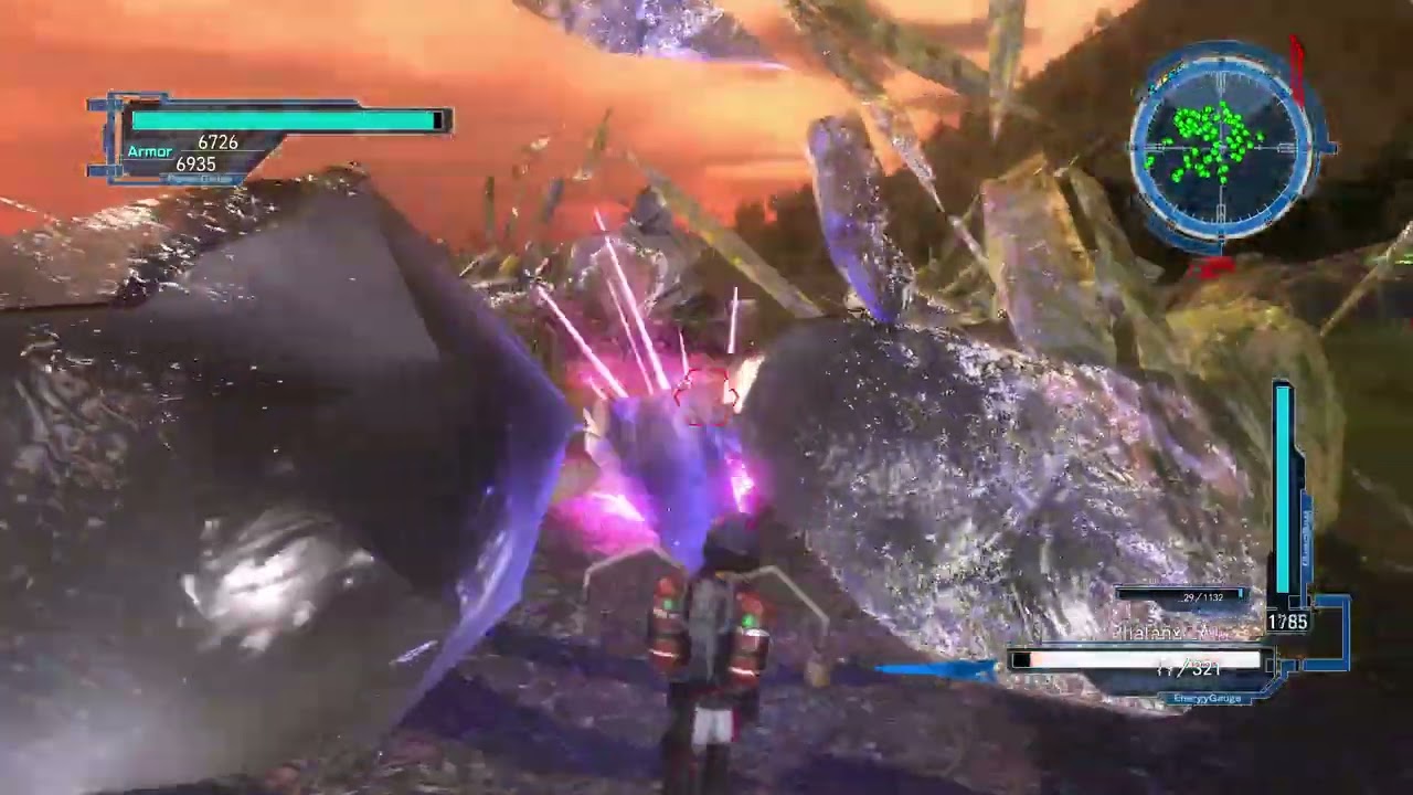 EARTH DEFENSE FORCE 5 wingdiver short range lasers armor farming - YouTube