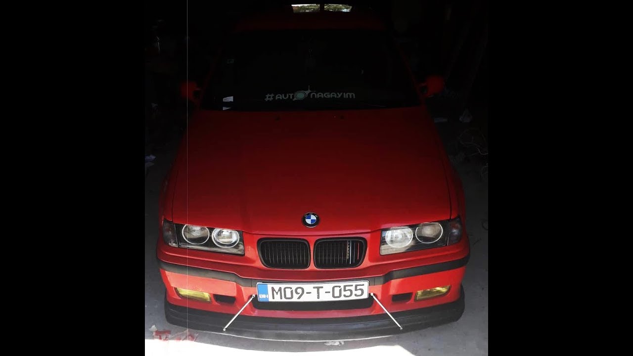 MAKING AND INSTALLING SPLITTER ON BMW E36 BUDGET BUILD - YouTube