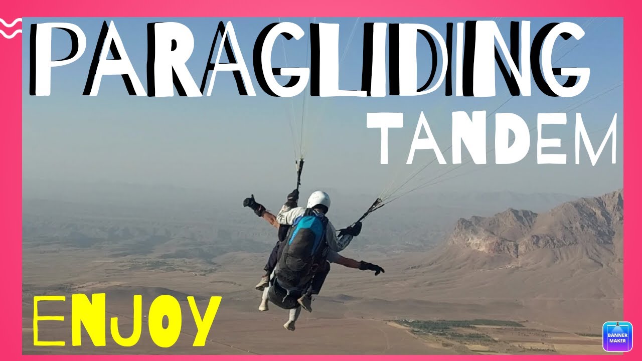 Enjoy Tandem paragliding ridge soaring in Rokh site - YouTube