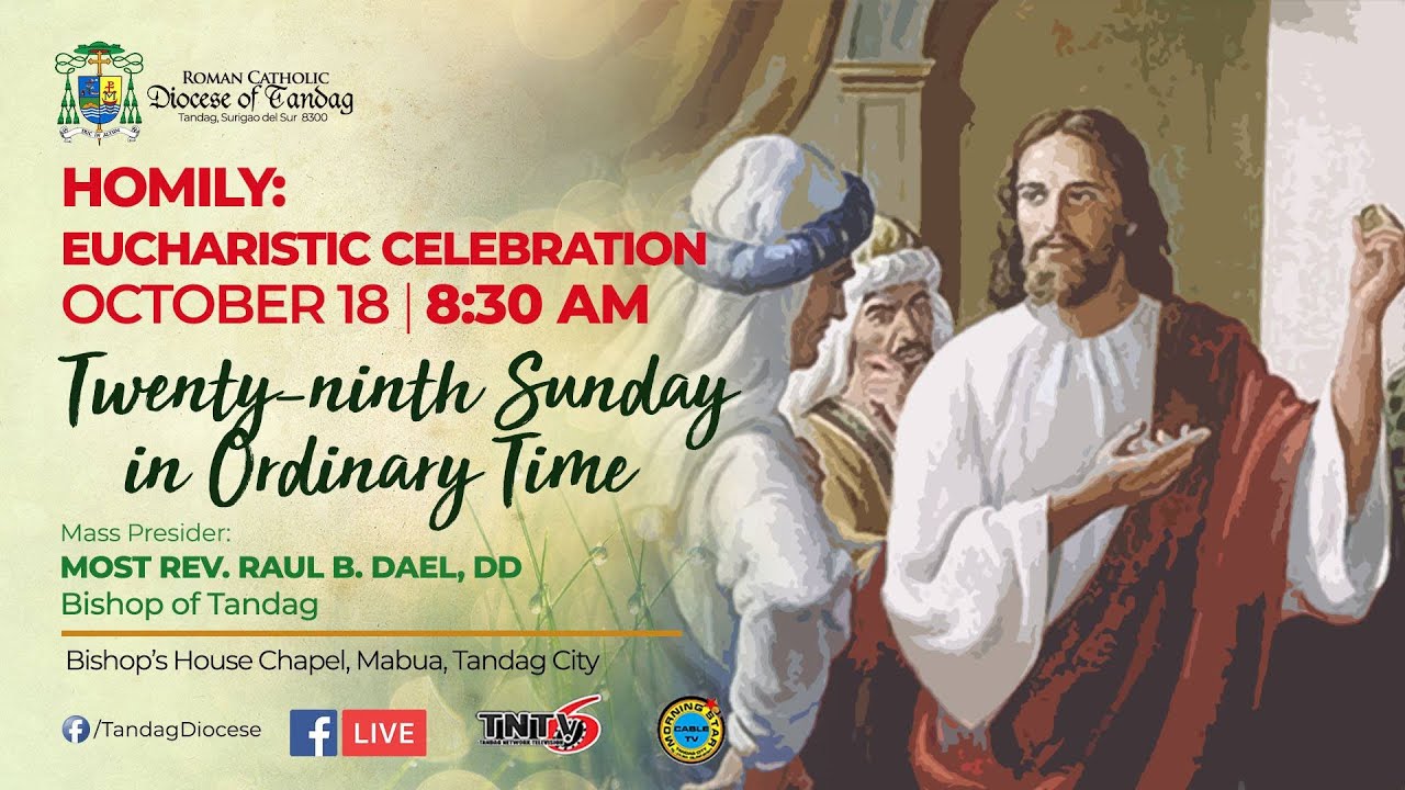 HOMILY | 29th Sunday in Ordinary Time | MOST REV. RAUL B. DAEL, DD ...