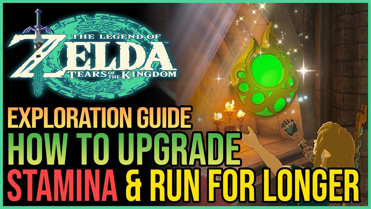 How to Upgrade Stamina Zelda Tears of The Kingdom - YouTube