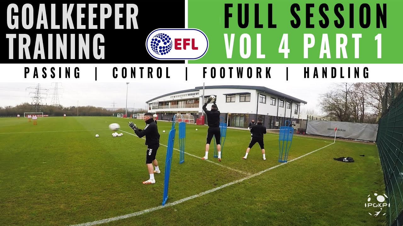GOALKEEPER TRAINING | PASSING & FOOTWORK DRILLS | VOL 4 PT1 - YouTube