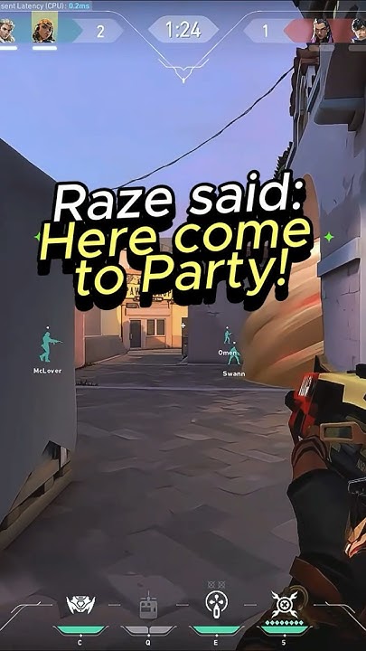Raze said: Here come to party BOOM ACE in Valorant #valorant - YouTube