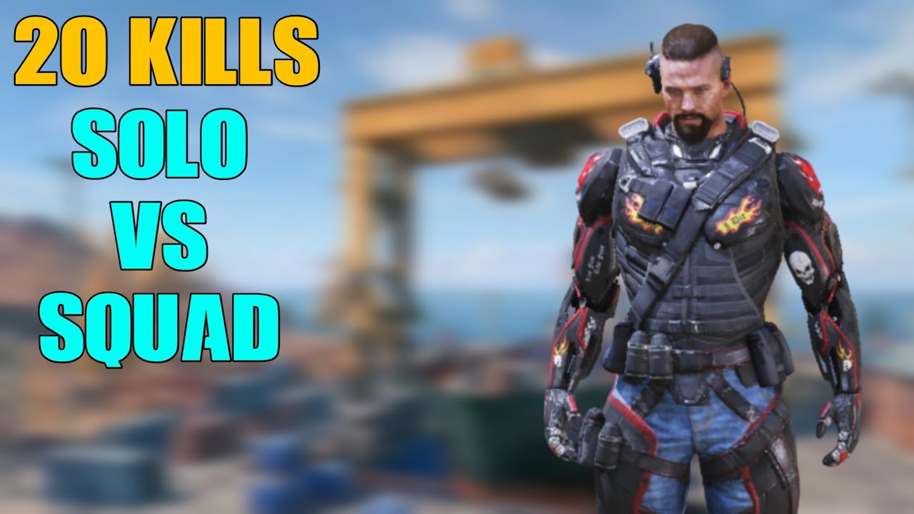 Call Of Duty Mobile Battle Royale GamePlay 20 Kill | Solo Vs Squad ...