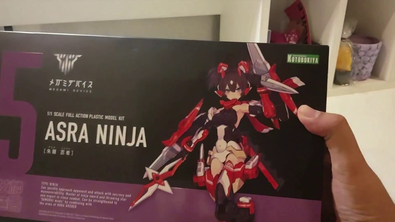 รีวิว เปิดกล่อง Unboxing MEGAMI DEVICE ASRA NINJA MODEL KIT - YouTube