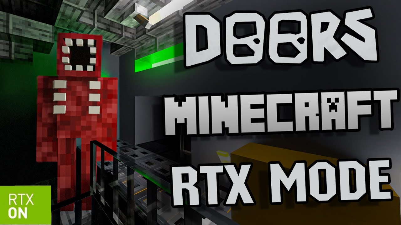 [Full Gameplay] DOORS RTX MODE in minecraft map - Roblox Doors - YouTube