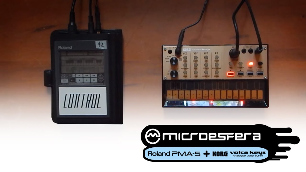 Demo -Korg Volca Keys + Roland PMA-5 - Nu disco funk - YouTube