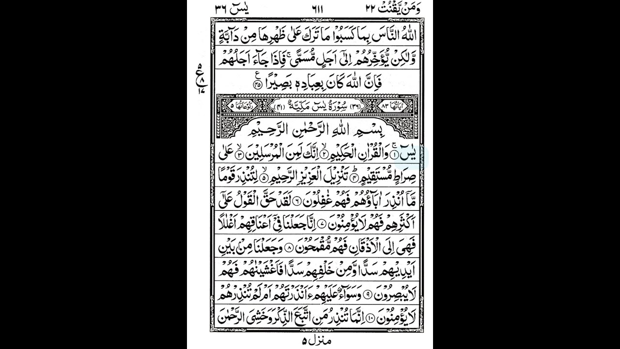 Surah Yaseen: The Heart of the Quran | Full Text with Arabic ...