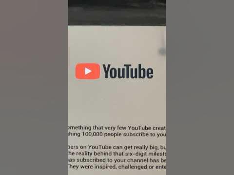 Unboxing the secret YouTube #youtubecreatorawards Silver Letter for 100k subscribers - YouTube