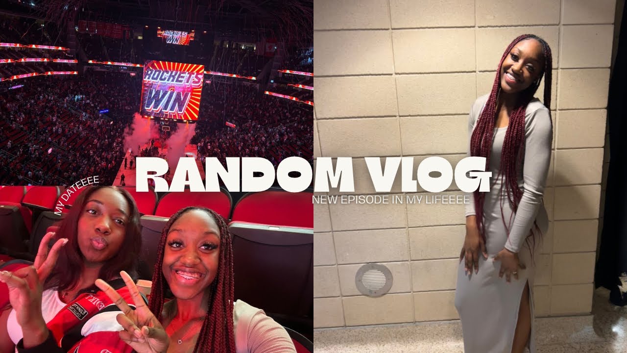 RANDOM VLOG: ROCKETS GAME DATEEEE🚀 & GRWM - YouTube