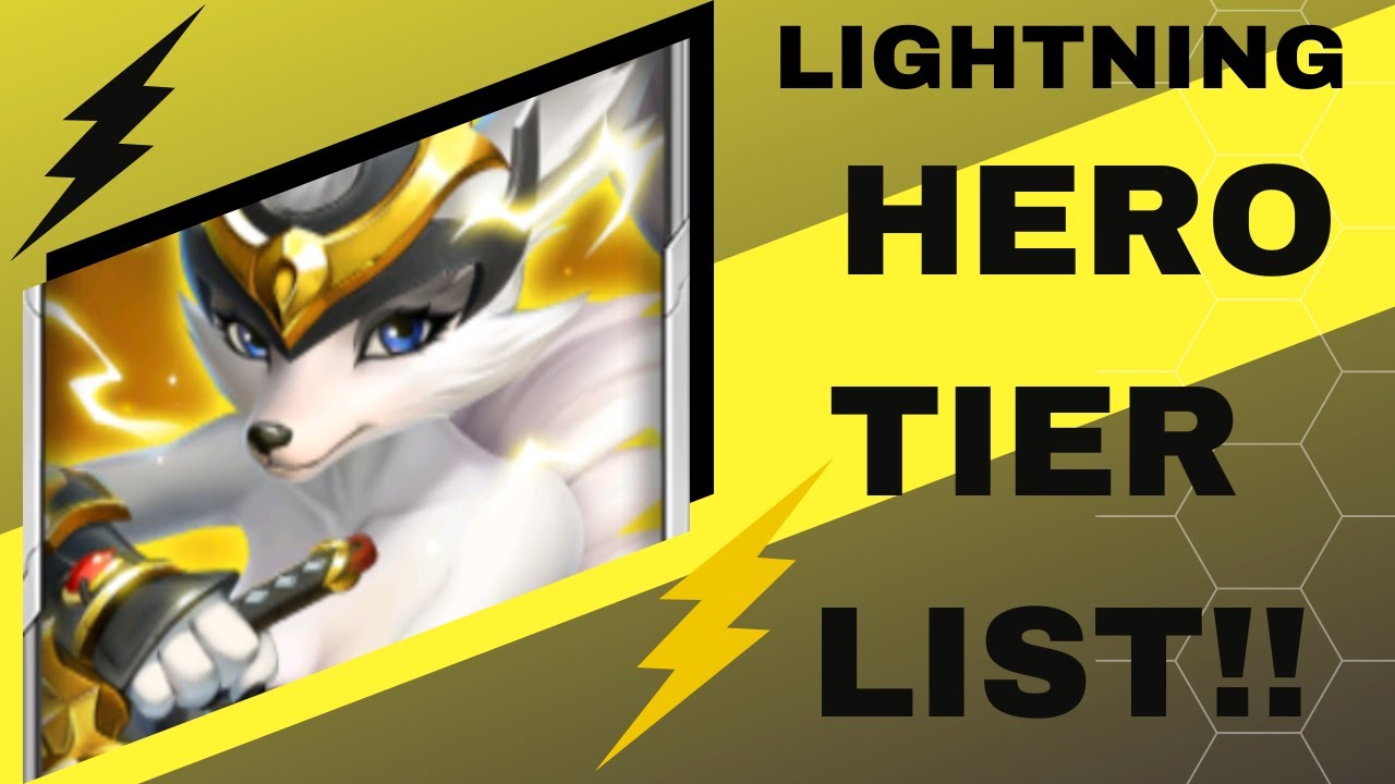 An Electrifying Lightning Hero Tier List - Elemental Titans 3D Idle ...