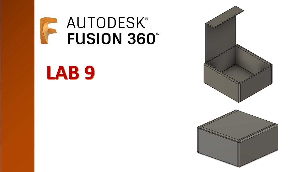 Build the Box in Sheet Metal Fusion 360 - YouTube
