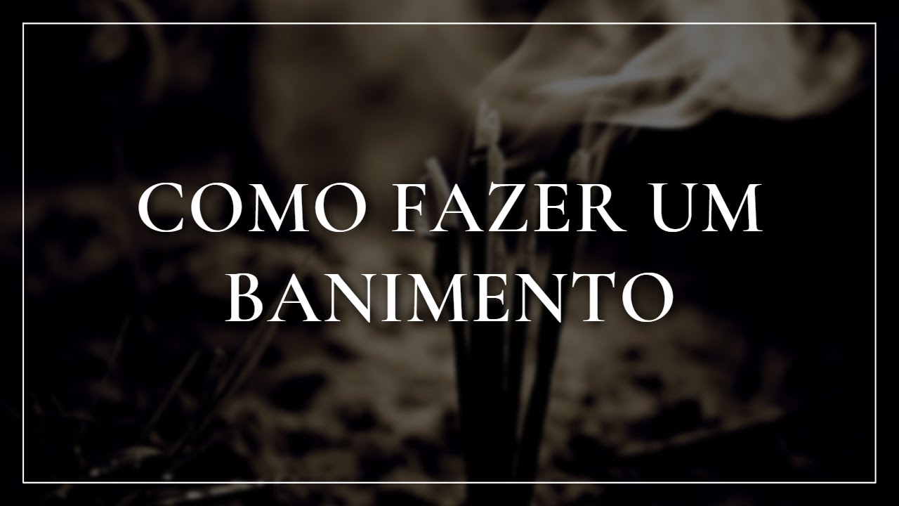 APRENDA COMO FAZER UM BANIMENTO - YouTube