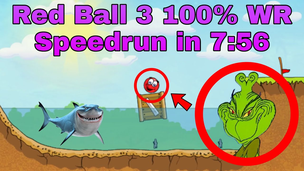 [FWR] Red Ball 3 100% Speedrun in 7:56.600 - YouTube
