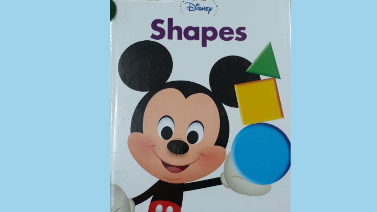 Disney Shapes Book | Shapes name for Kids | shapes Book | Story time ...