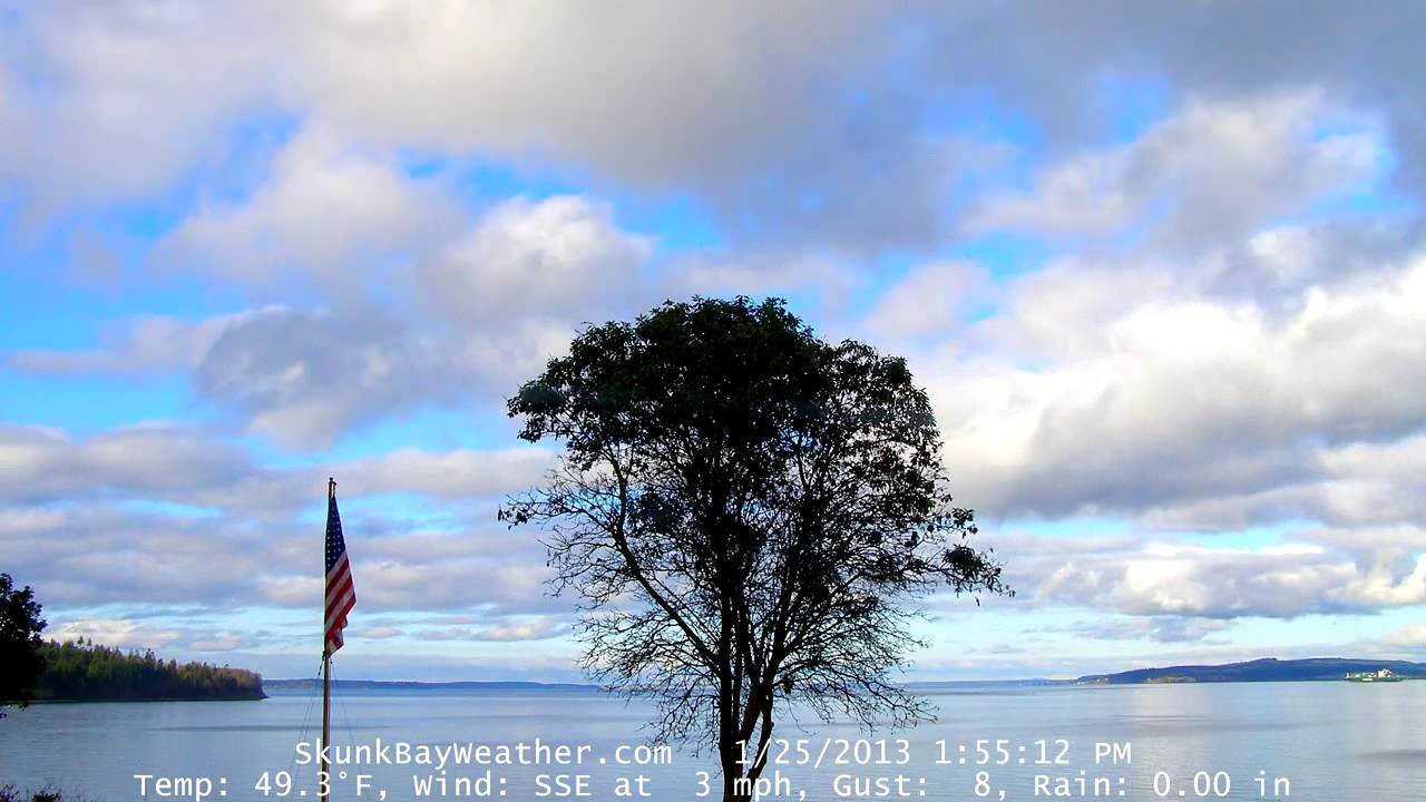 Beautiful Day In Skunk Bay..... - YouTube