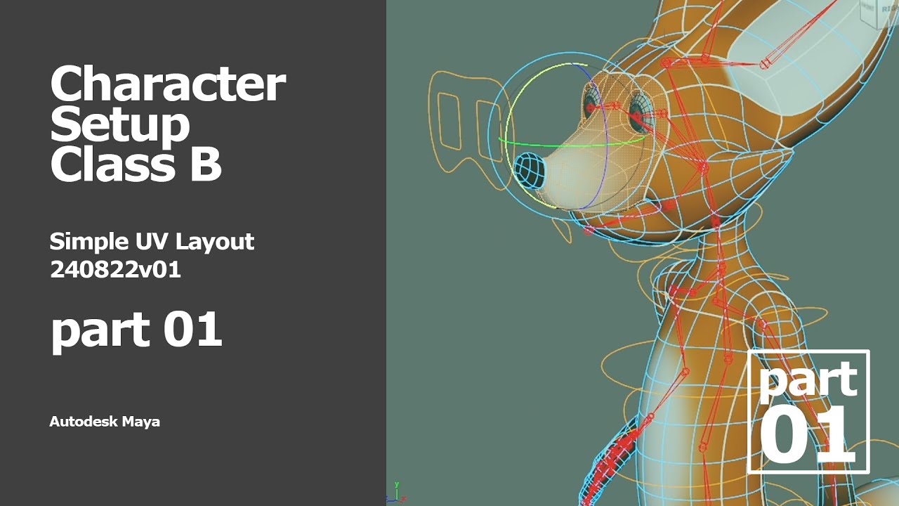 Character Setup Simple UV Layout cB pt01 - YouTube