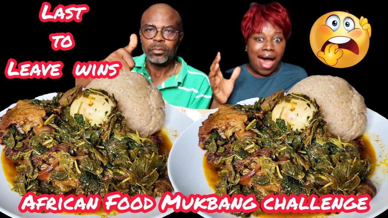 Last to Leave the Table with Food Wins | African Food Mukbang | Oatmeal ...