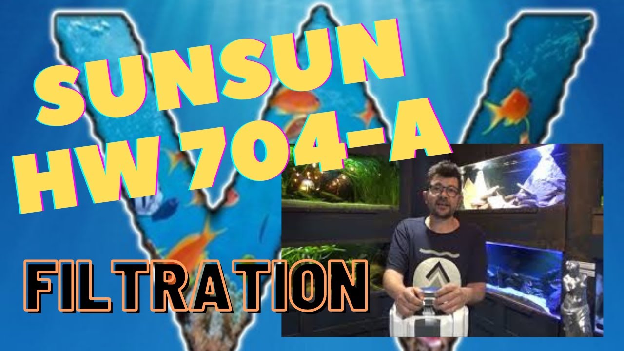 Pompe externe SUNSUN HW704-A - YouTube
