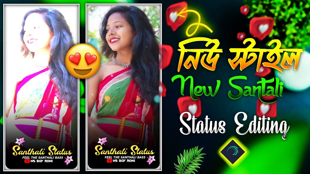 🥰NEW SANTALI STATUS VIDEO EDITING 🤩 1 PHOTO STATUS VIDEO EDITING 🥰 4K ...