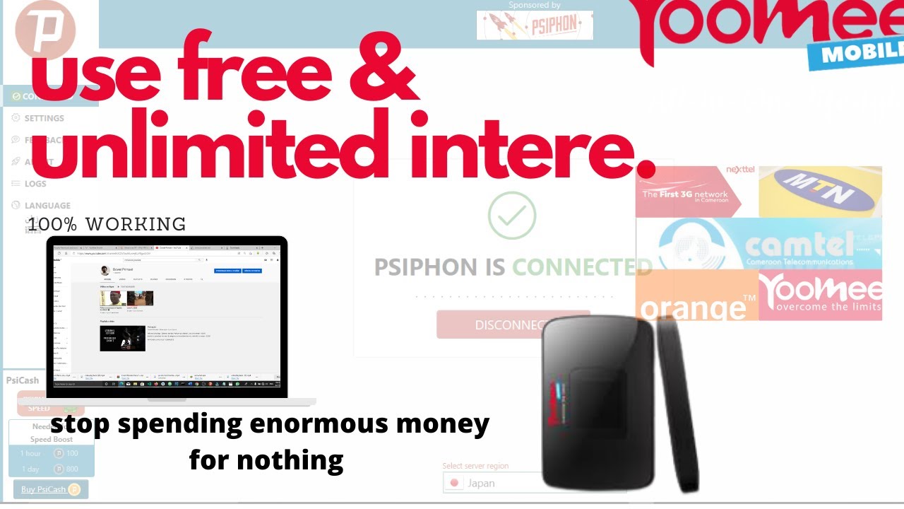 Get free and unlimited internet connection - YouTube