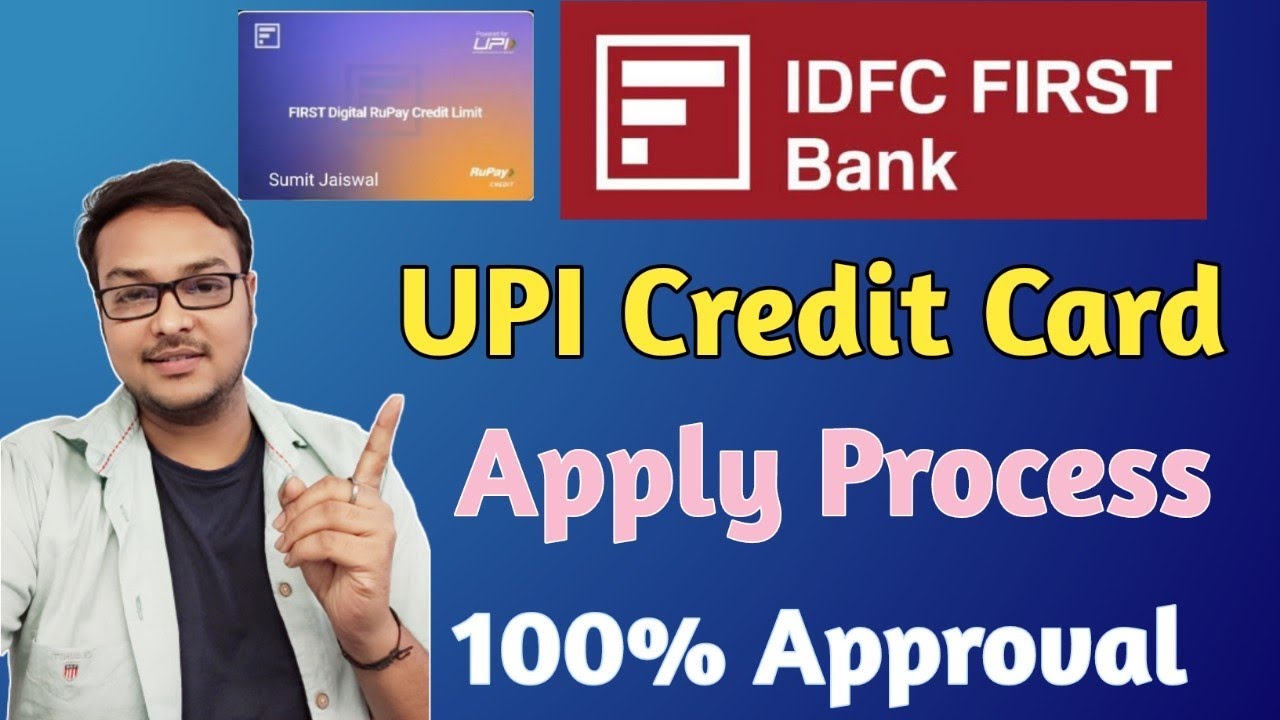 IDFC UPI Credit Cards Launched - 100% Pre Approved for ALL | Apply ...