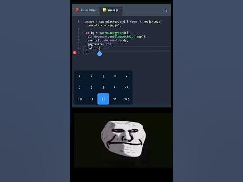 Create Particles Swarm Animation in JavaScript | html5 canvas #shorts #javascript #developer # ...