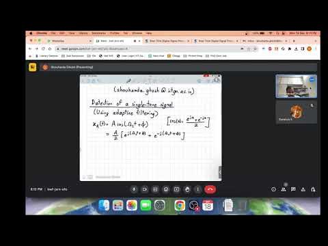 NPTEL PMRF Session "Real Time Digital Signal Processing" Week-8 (Autumn ...