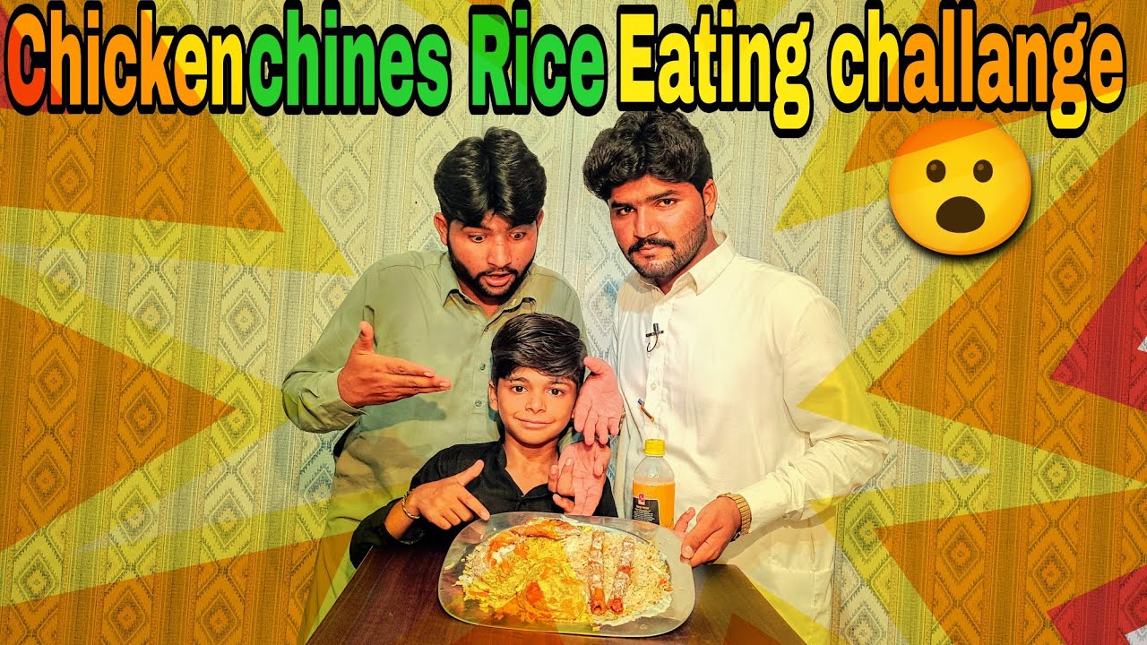 Chines Rice with mutton kabab & Chicken shami||Chicken chine rice ...