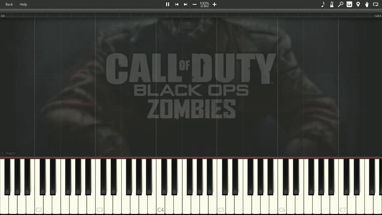 Call of Duty BO1 Damned (Synthesia) - YouTube