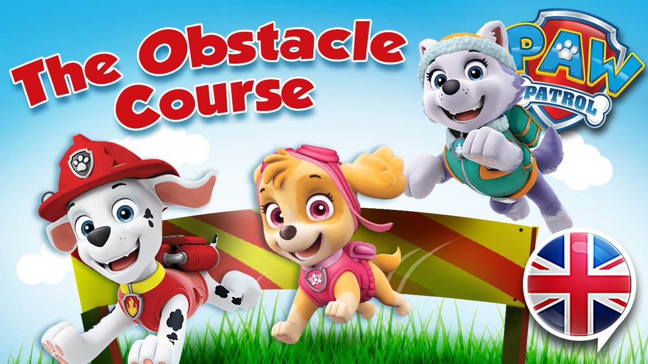 PAW PATROL | The Obstacle Course- English - YouTube